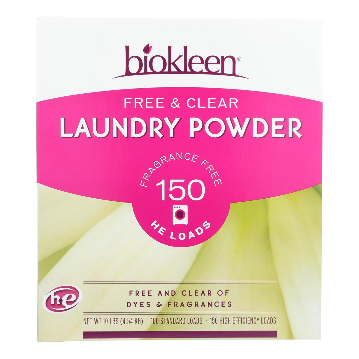 Biokleen Laundry Powder - Free & Clear, 10 lbs — Specialty Food Source
