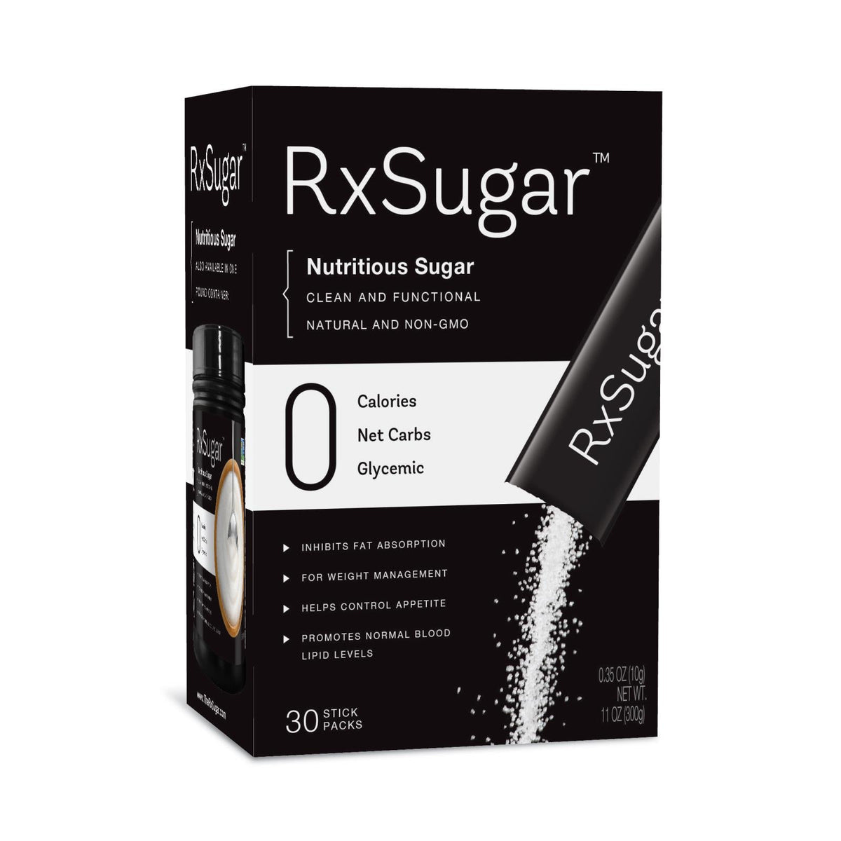 Rxsugar Zero Calorie Sugar (Pack of 6 - 30 Sticks) — Specialty Food Source