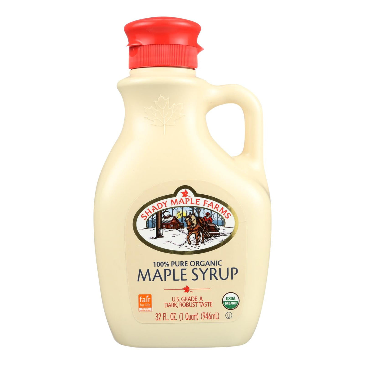 Shady Maple Farms Organic Maple Syrup, 32 Fl Oz. (Pack of 6 ...
