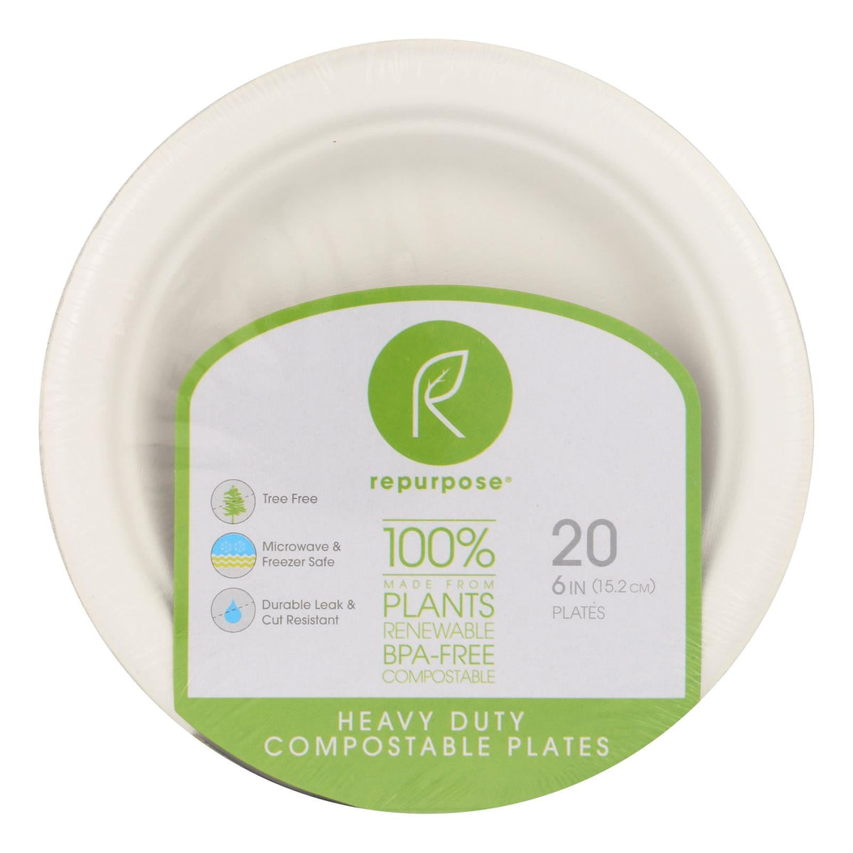 Compostable Bagasse Plates, 24-Pack, 20-Count — Specialty Food Source