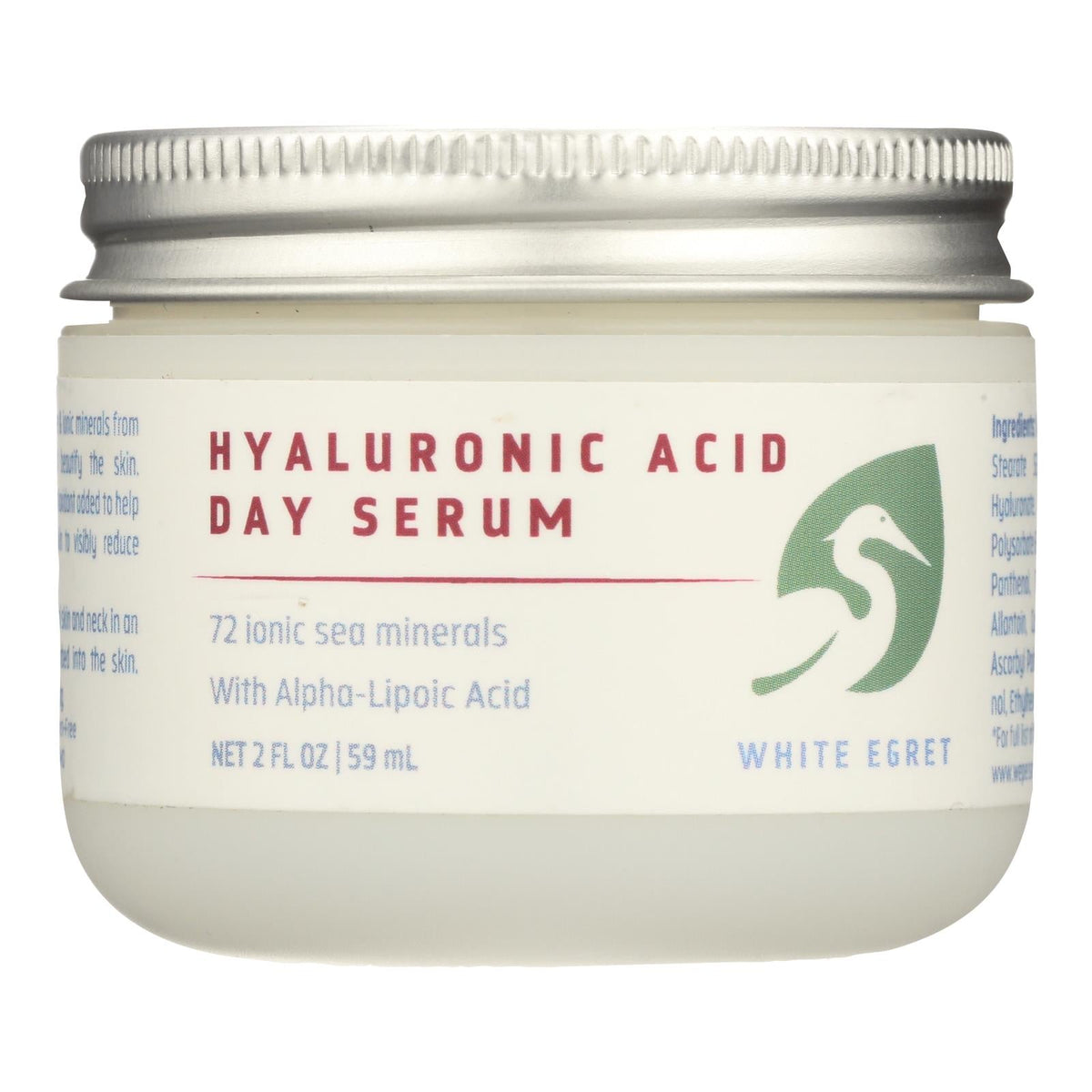 White Egret Hyaluronic Acid Day Serum - 2 Fl oz — Specialty Food Source
