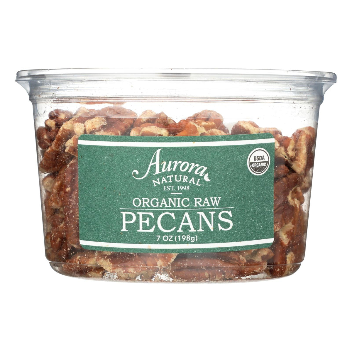 Organic Raw Pecans by Aurora Natural Products - 7 oz. (Pack of 12 ...