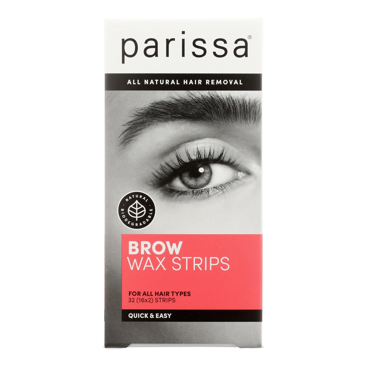Parissa Wax Strips Quick/Easy Brow (32 Count) — Specialty Food Source