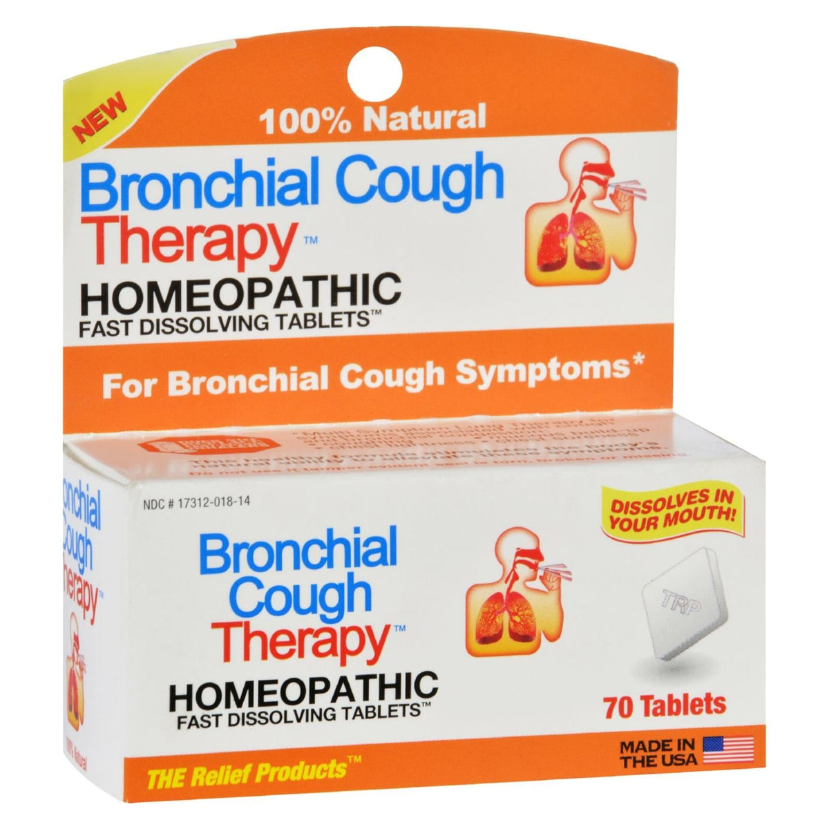 Bronchial Cough Relief - TRP Natural Cough Therapy (70 Tablets ...