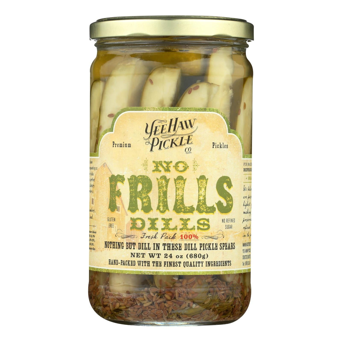 Yee-haw! Mouthwatering Pickle Dills (6 Pack, 24 Oz. Jars) — Specialty ...