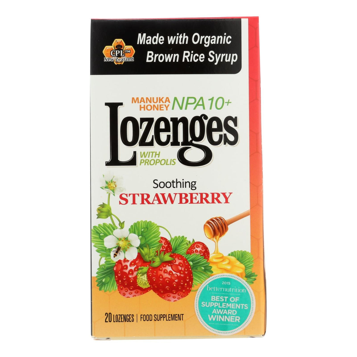 Pacific Resources International Manuka Honey Soothing Strawberry Lozen ...