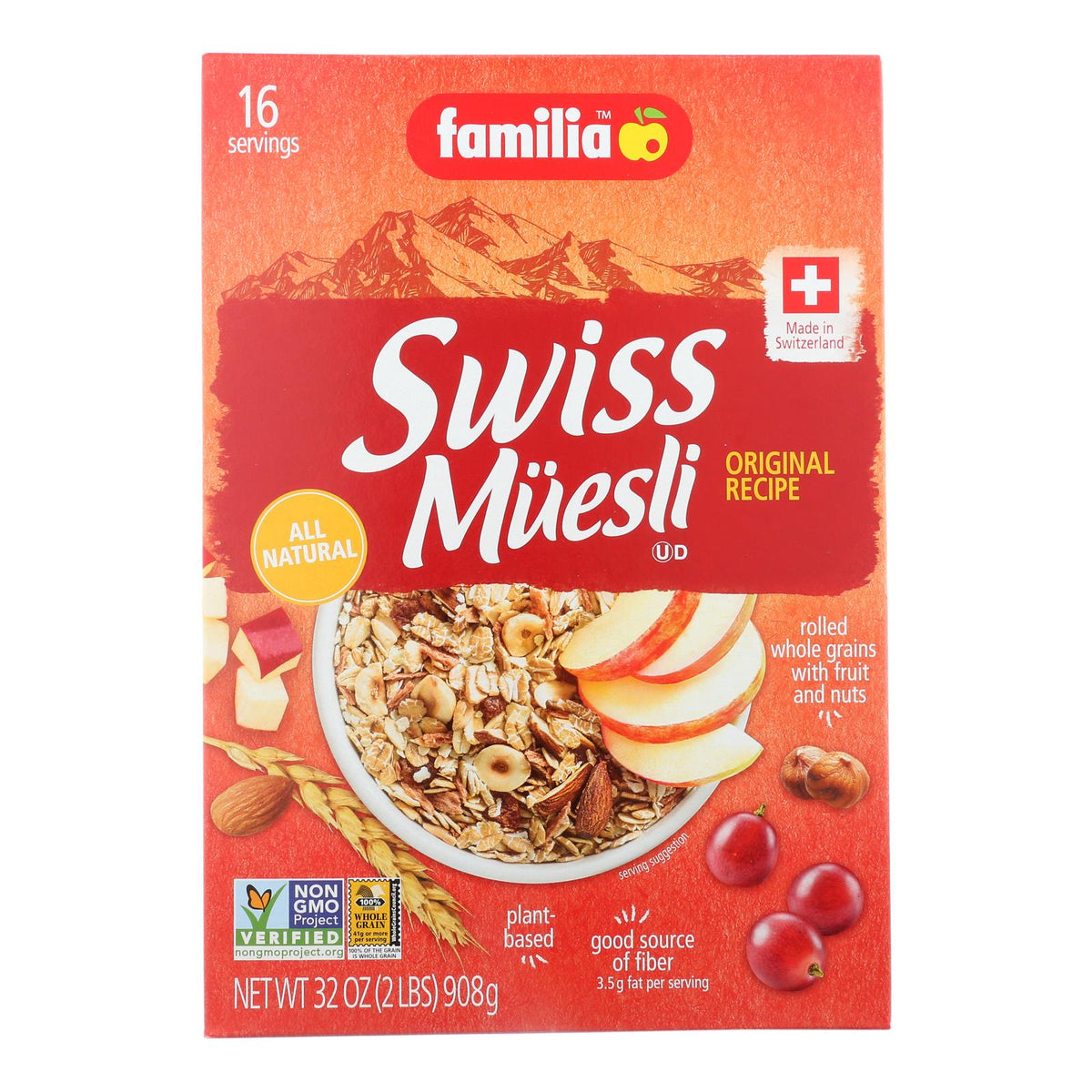 Familia Original Swiss Muesli (Pack of 6 - 29 Oz. Boxes) — Specialty ...