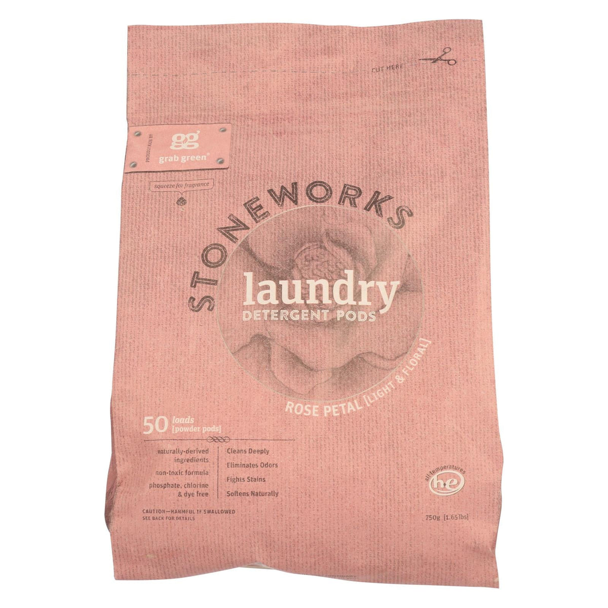 Stoneworks Rose Laundry Detergent Pods (Pack of 6 - 50 Count ...