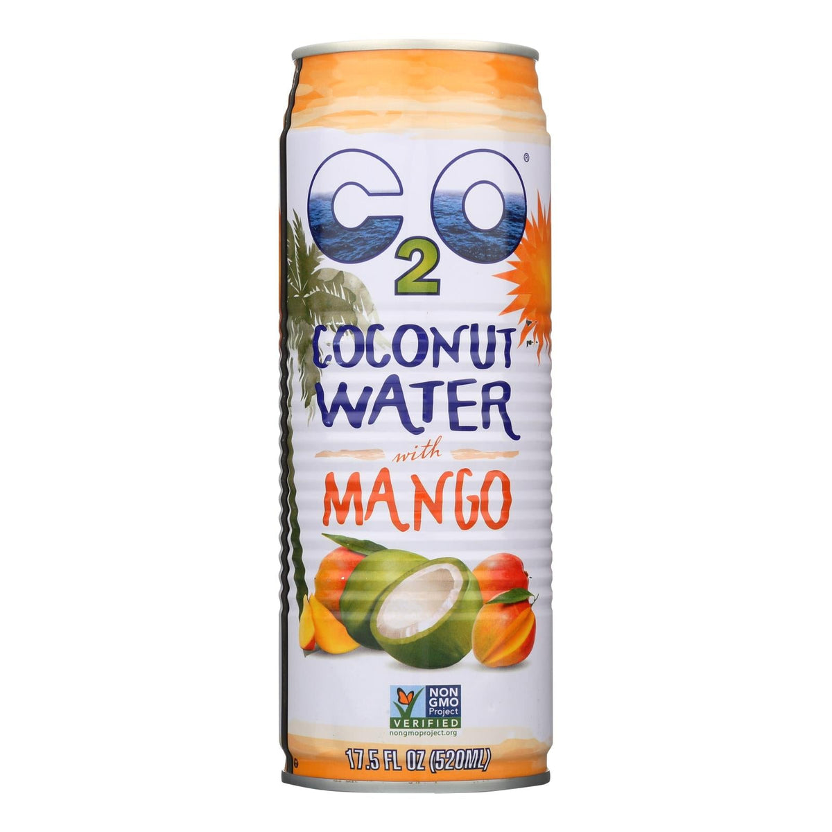 C2O Pure Coconut Water Mango, 12 Pack, 17.5 Fl Oz — Specialty Food Source