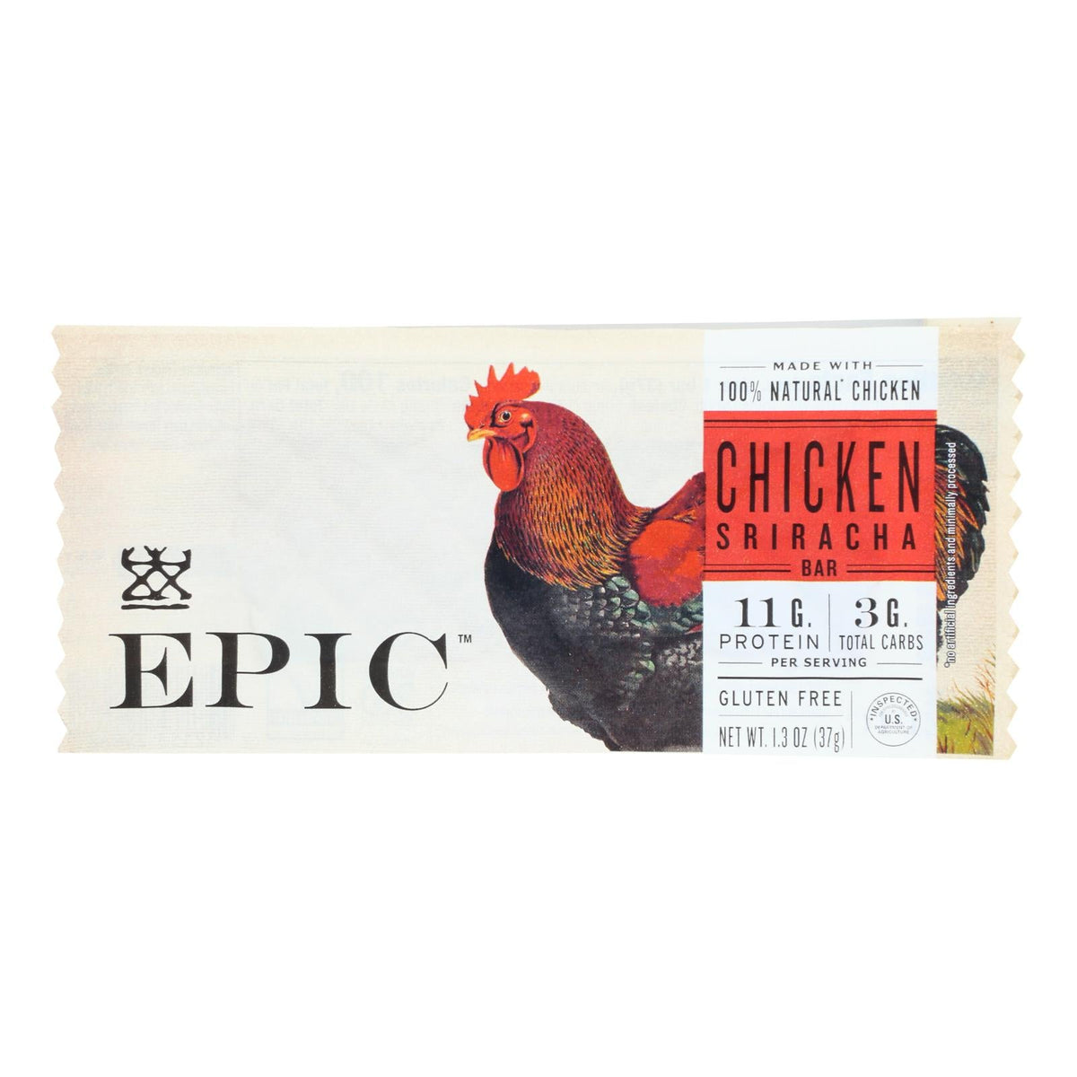 Epic Chicken Sriracha Bars (12 x 1.3oz) — Specialty Food Source