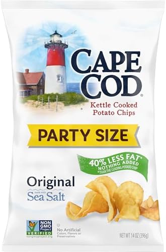 Cape Cod - Less Fat Potato Chips, 14 oz (Pack of 9) - Gluten-Free Snac ...