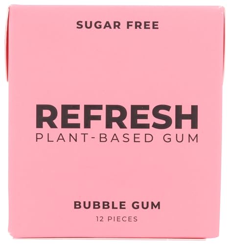 Refresh Gum - Bubble Gum, 12 ct (Pack of 12) - Chewing Gum Bulk ...