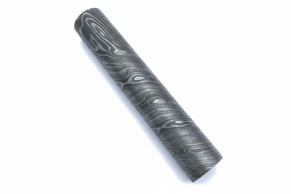 5.5 Inch Damascus Steel Rod 25.5 mm Round Bar for Ring Making ...