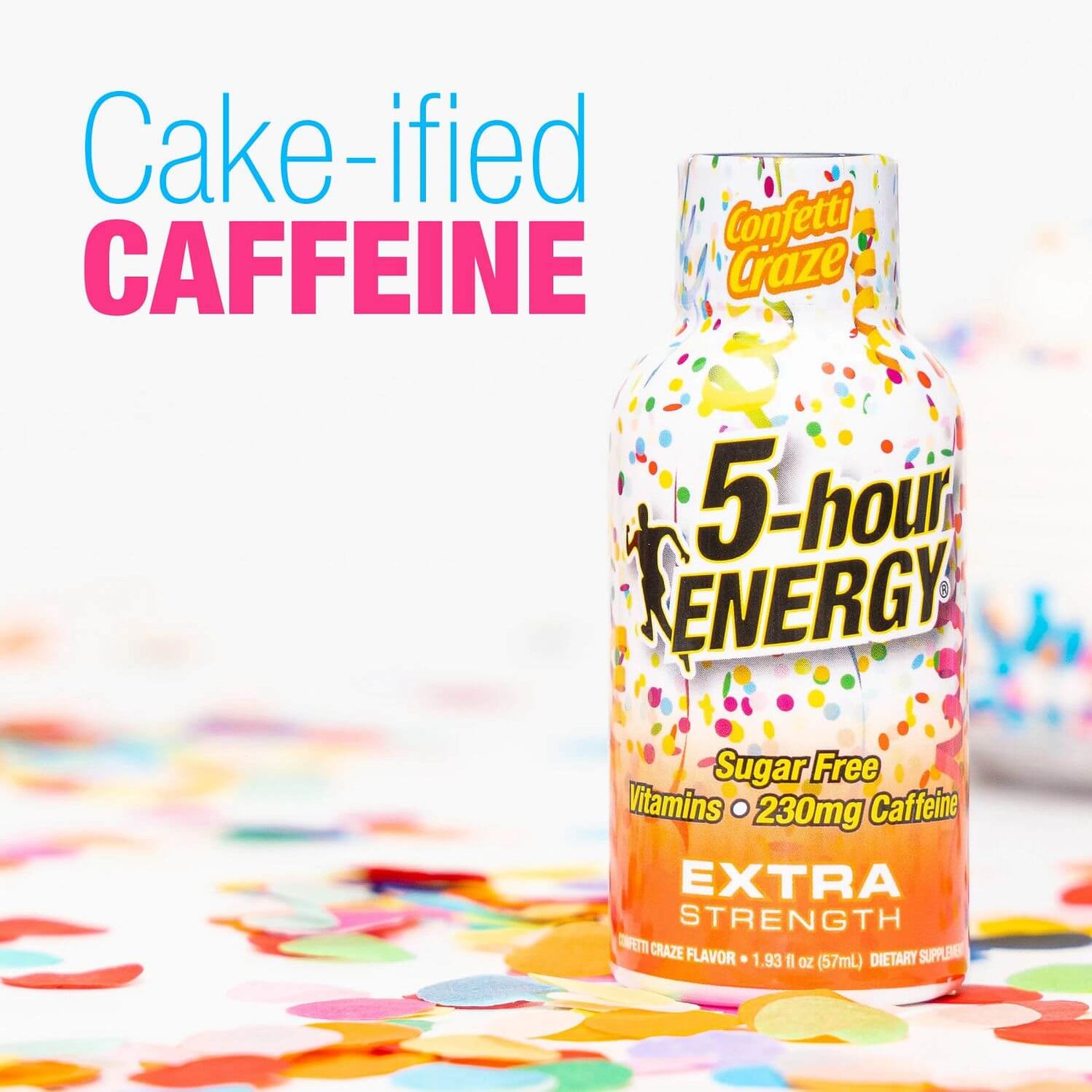 24 pack 5-hour ENERGY Extra Strength Shots, Confetti Craze Flavor, 1.9 ...