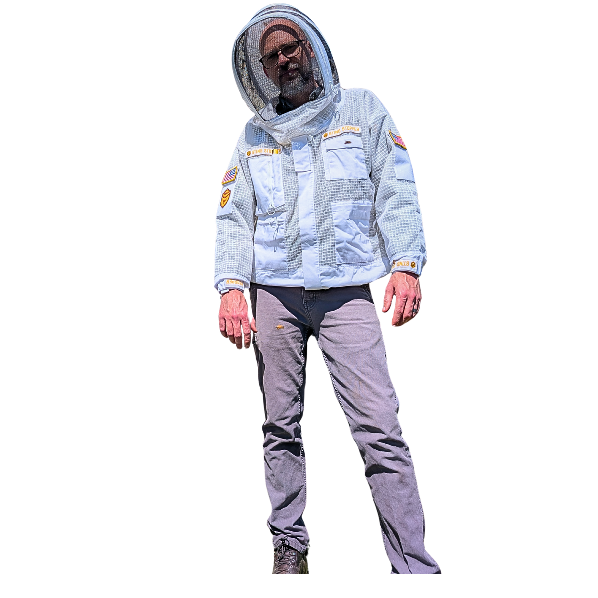 Sting Stopper Professional Ventilated Beekeeping Jacket - Beekeeper Wh — Specialty Food Source
