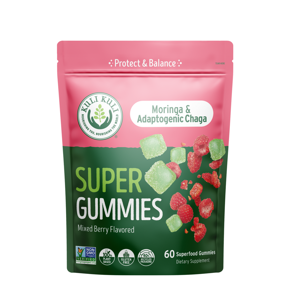 Kuli Kuli Spr Gummy Moringa Chaga (60-ct Pack) — Specialty Food Source