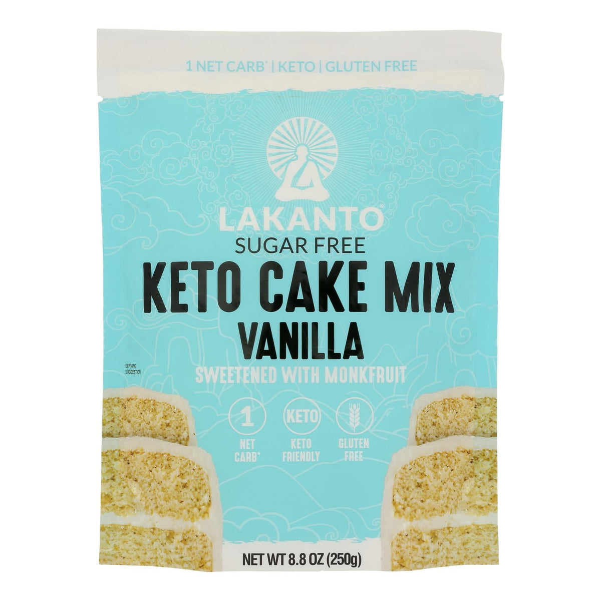 Lakanto Keto Vanilla Cake Mix - Pack of 8 Individual Bundt Cakes ...