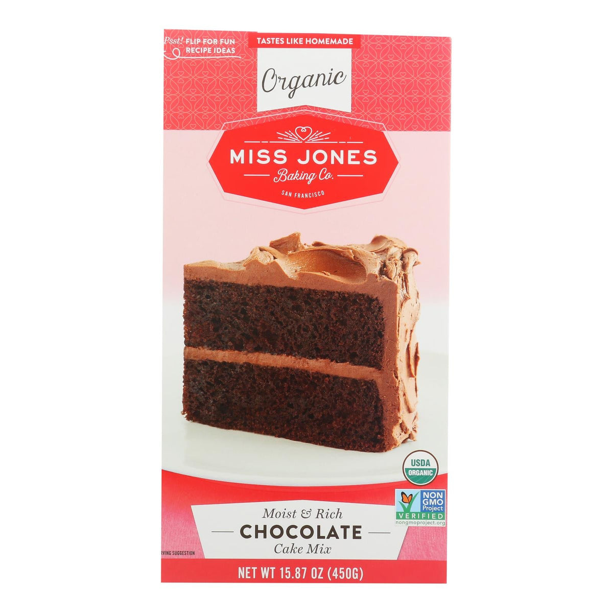 Miss Jones Organic Chocolate Cake Mix (6 x 15.87 oz) — Specialty Food ...