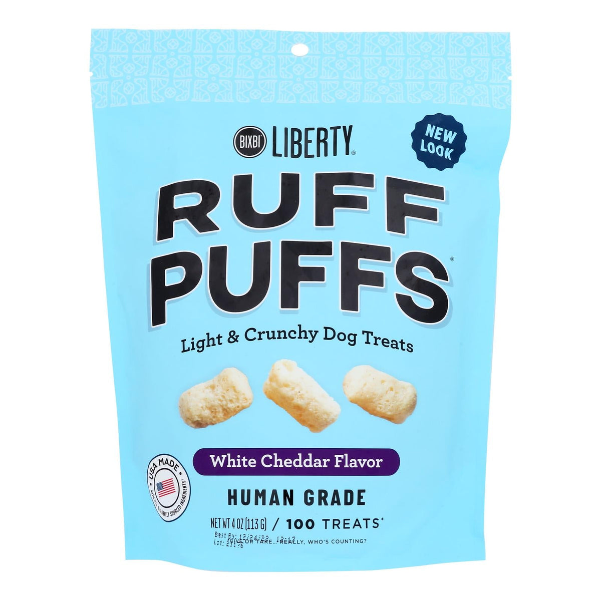 Bixbi Ruff Puffs White Cheddar (32 Oz) — Specialty Food Source