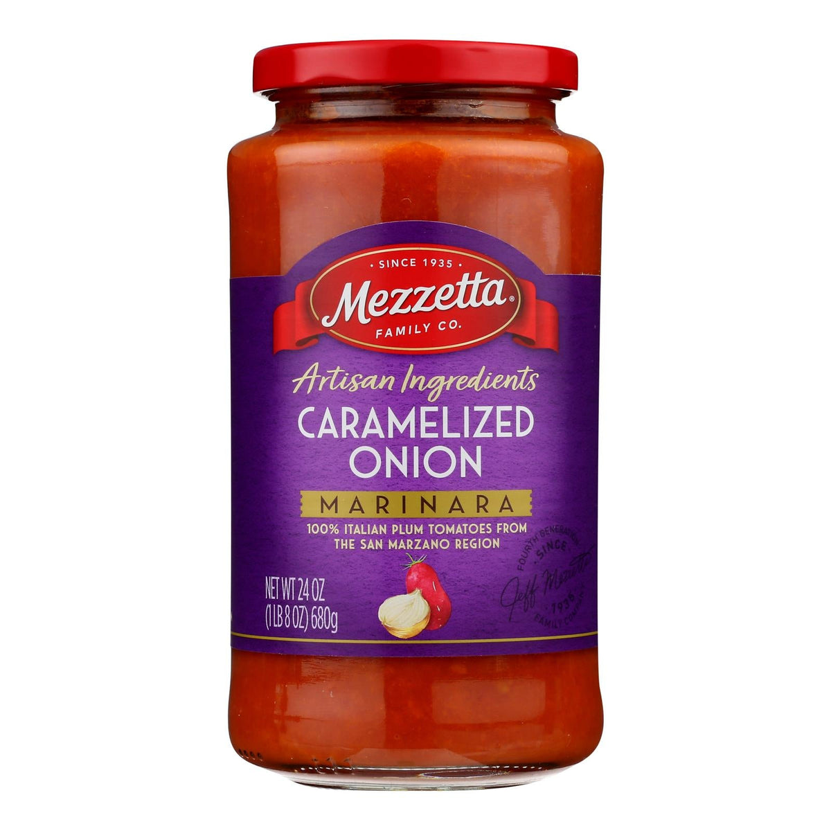 Mezzetta Creamy Caramelized Onion Pasta Sauce, 6 - 24 fl oz Jars ...