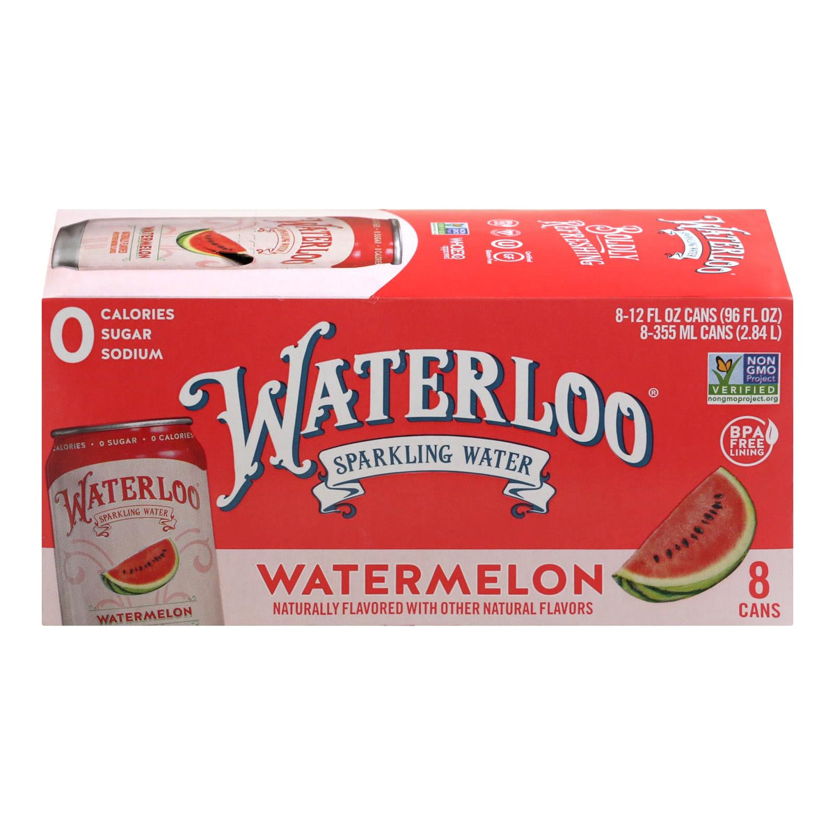 Waterloo Watermelon Sparkling Water - 3/24-Can Case — Specialty Food Source
