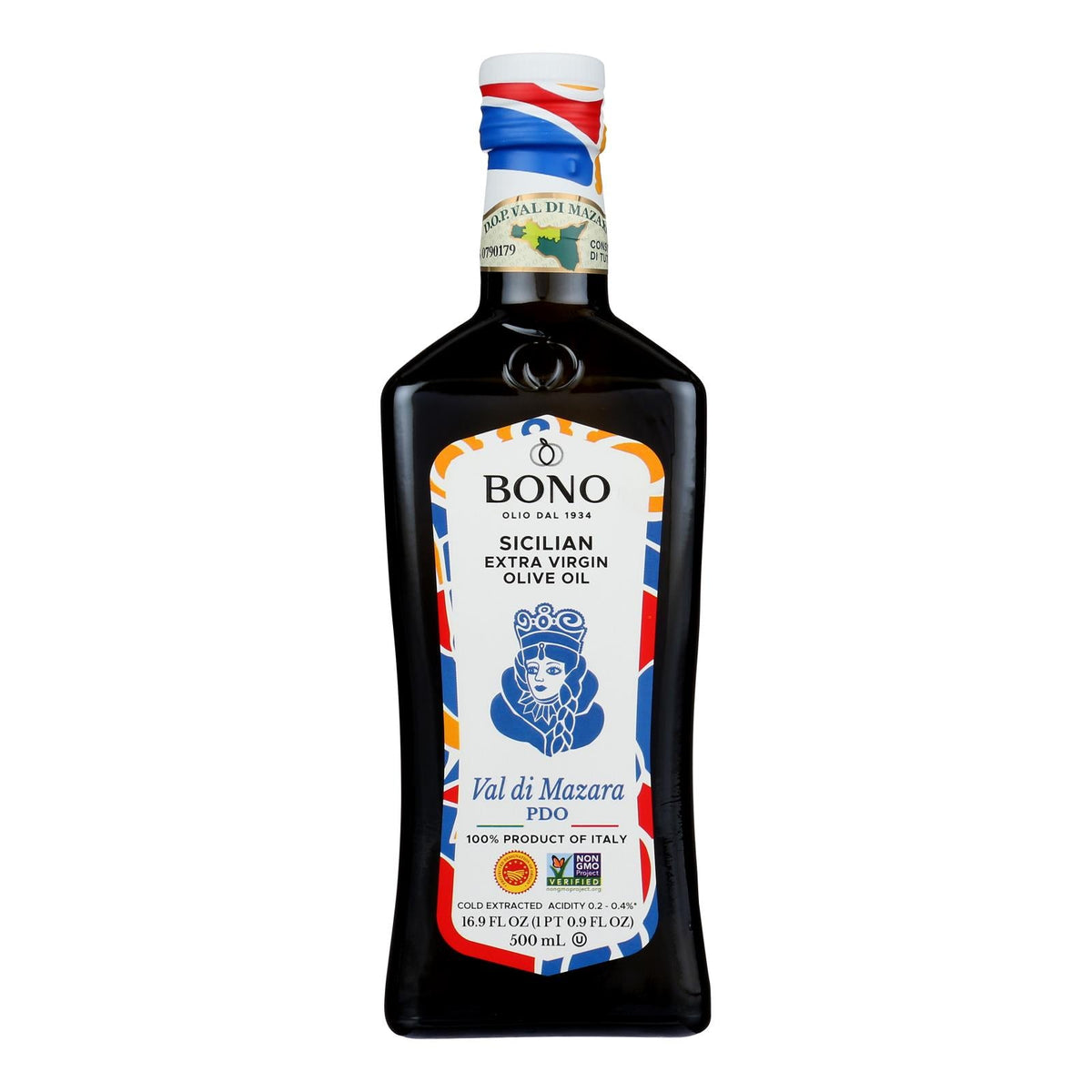 Bono Sicilian Single Harvest Extra Virgin Olive Oil - 6 Pack - 16.9 Fl ...