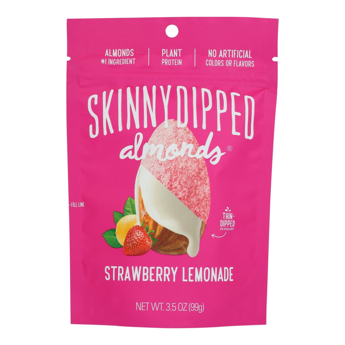Skinnydipped Strawberry Lemonade Almonds - 3.5 Oz Pack of 10 ...