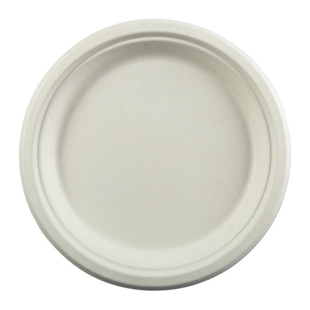 Repurpose Plate Bagasse Compostable 9" Plate (Pack of 6 - 44 Ct ...