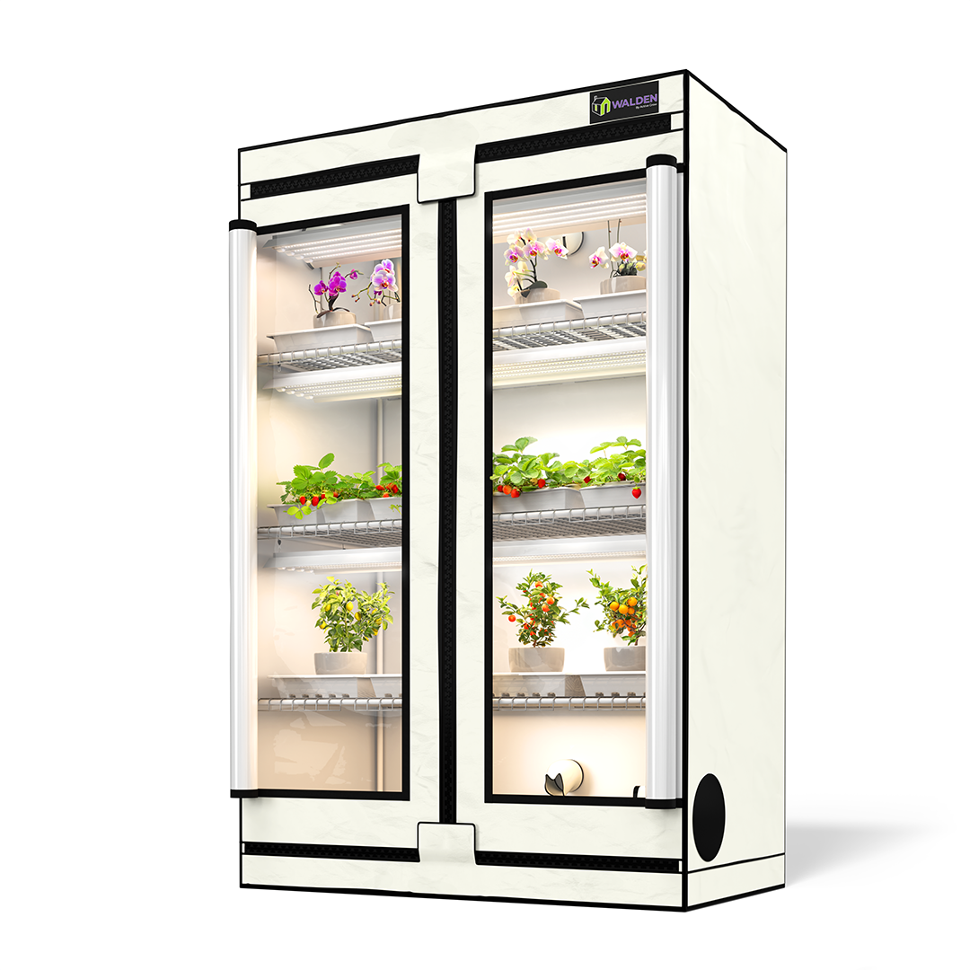 Flowers & Fruits 3-Tier Walden White LED Grow Tent Kit — Specialty Food ...