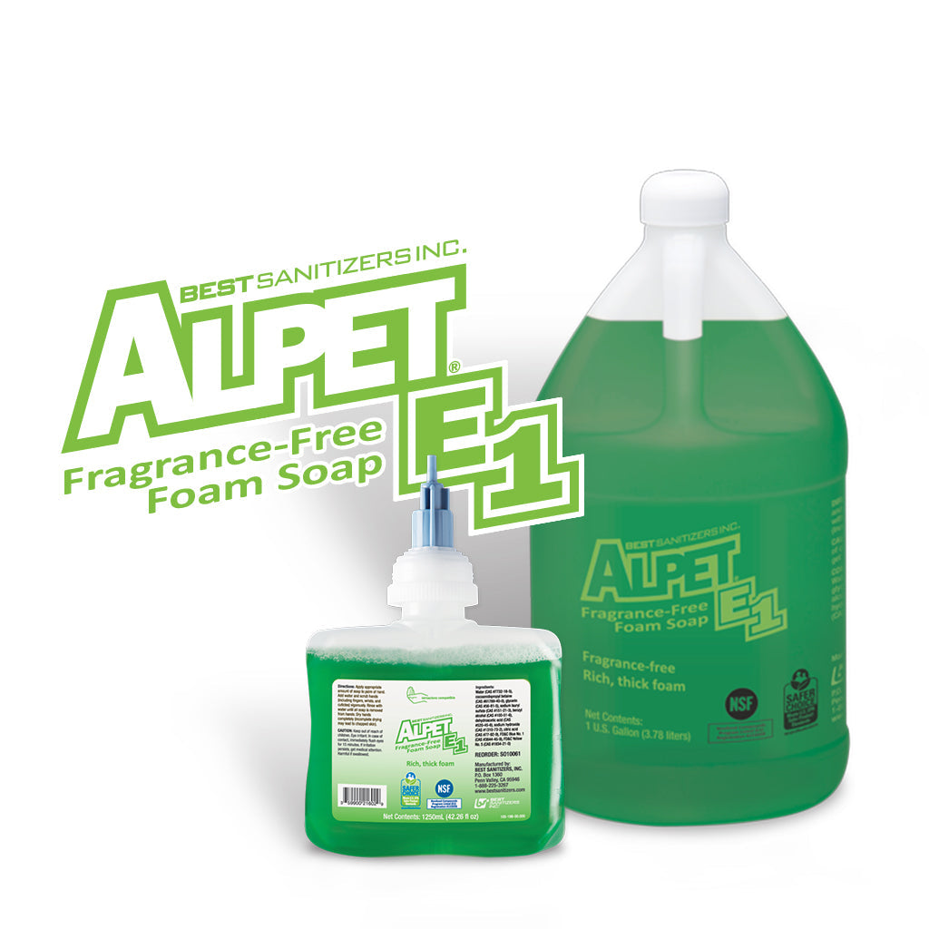 Alpet E1 Fragrance-Free Foam Soap — Specialty Food Source