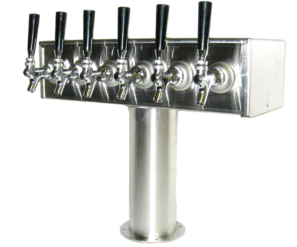 American style Box T Tower with 4" pedestal, Air Cooled, SS304 contact ...
