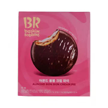 Baskin Robbins Almond Bon Bon Cream Pie (336g) (Korea) — Specialty Food ...