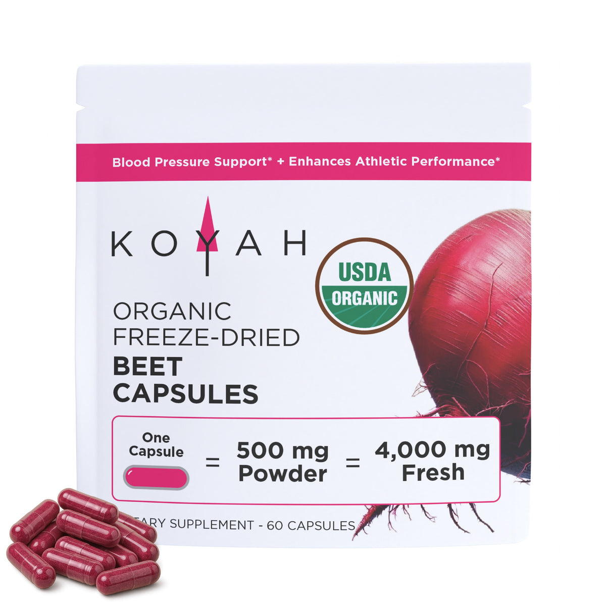 Organic Beet Capsules — Specialty Food Source
