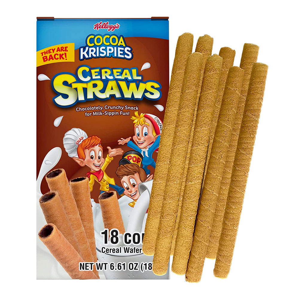 Cocoa Krispies Cereal Straws (187g) — Specialty Food Source