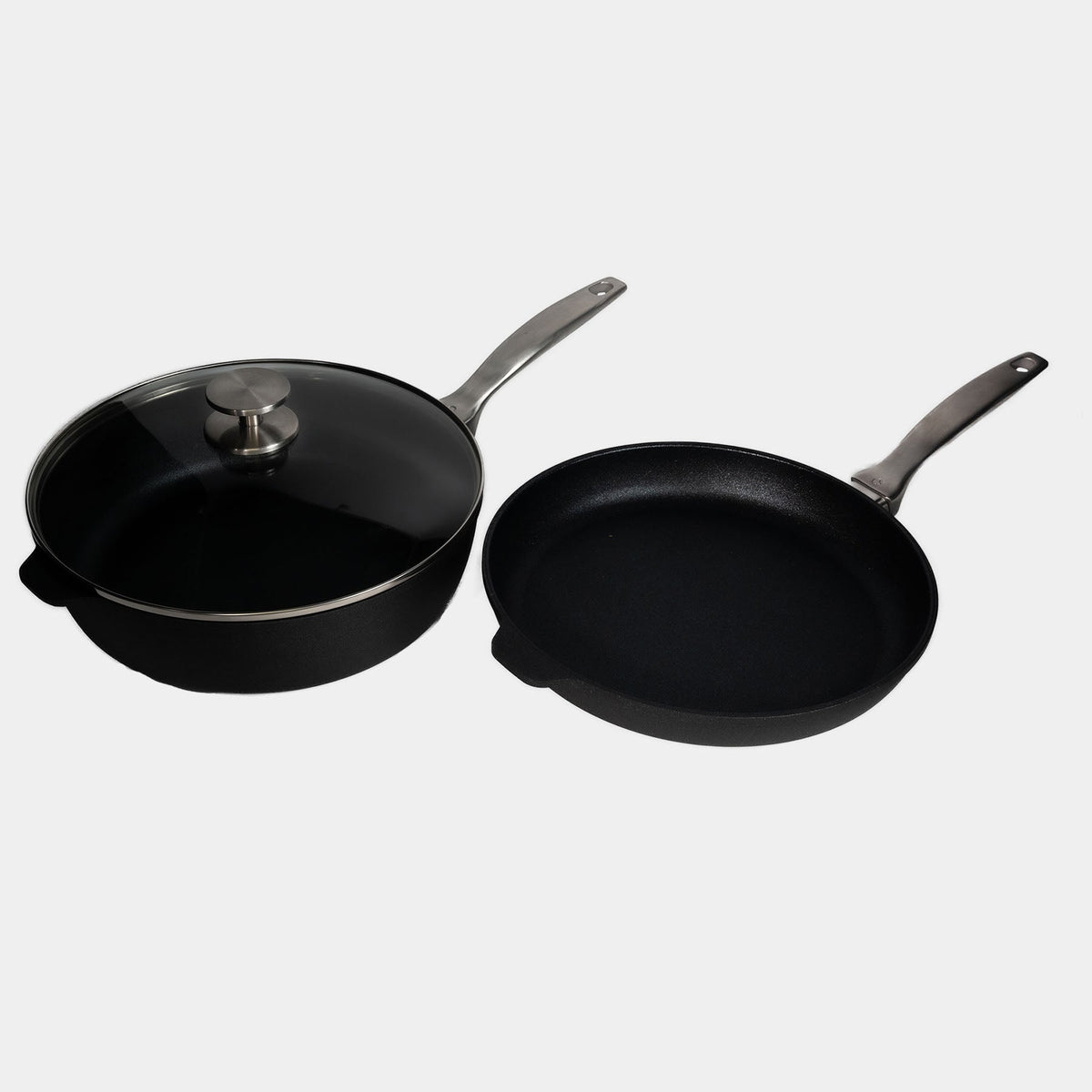 CXD DOU Ceramic Nonstick 3 Piece Set - 11" Fry and Saute Pan ...