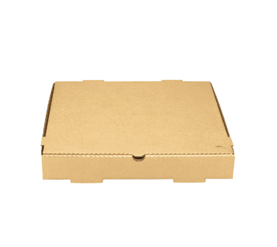 Corrugated Pizza Box, 14''x14''x2'', Kraft - 50 pcs — Specialty Food Source