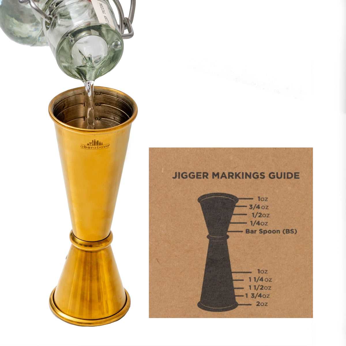 Gold Japanese Jigger — Specialty Food Source