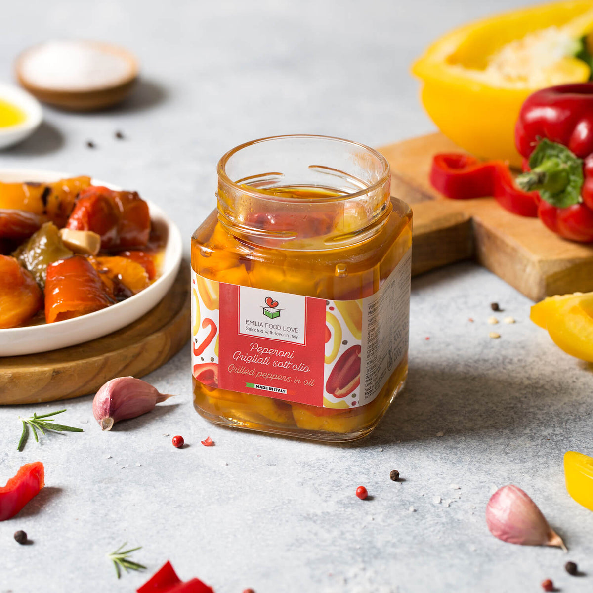 Grilled Peppers in oil — Specialty Food Source