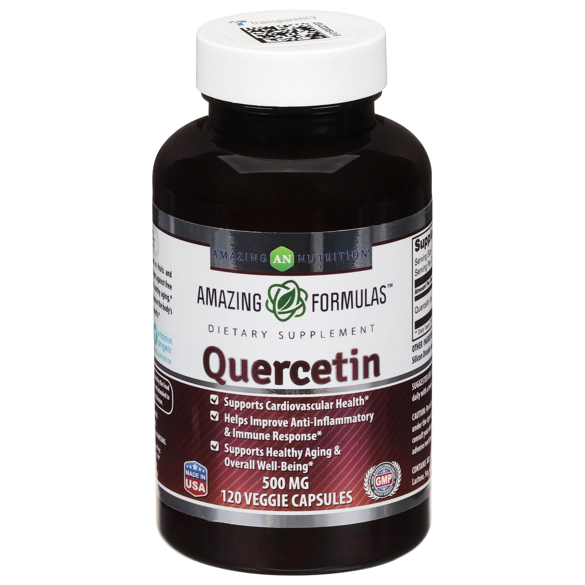 Amazing Formulas High Potency Quercetin 500mg Immune Support - 120 Cap ...