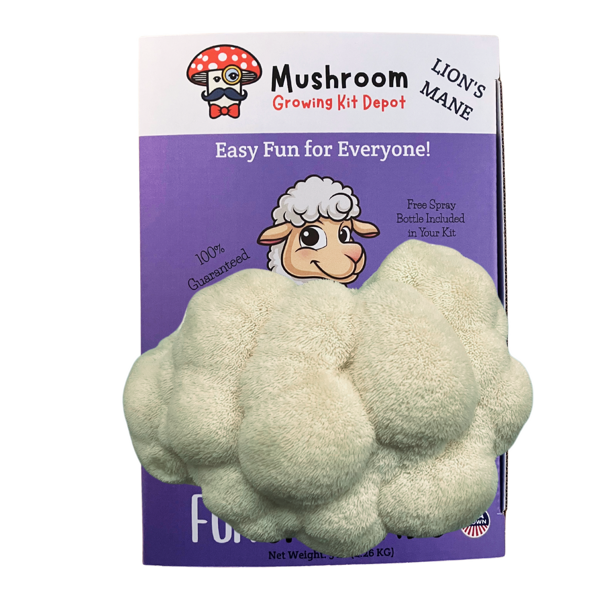 Lil Musheep - Lion's Mane Mushroom Grow Kit - 5 LBS (with box ...