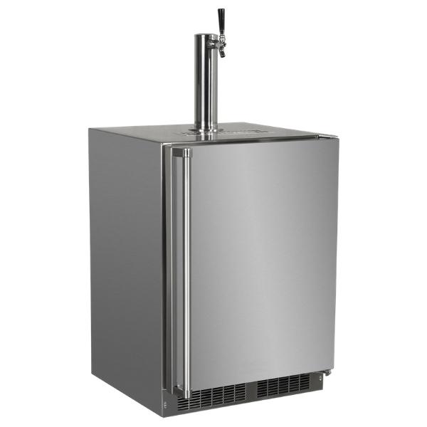 Marvel 24-in Outdoor Built-in Dispenser with Single Beer & Beverage Ta ...