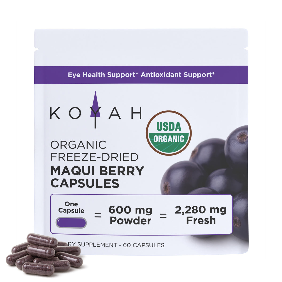 Organic Maqui Berry Capsules — Specialty Food Source