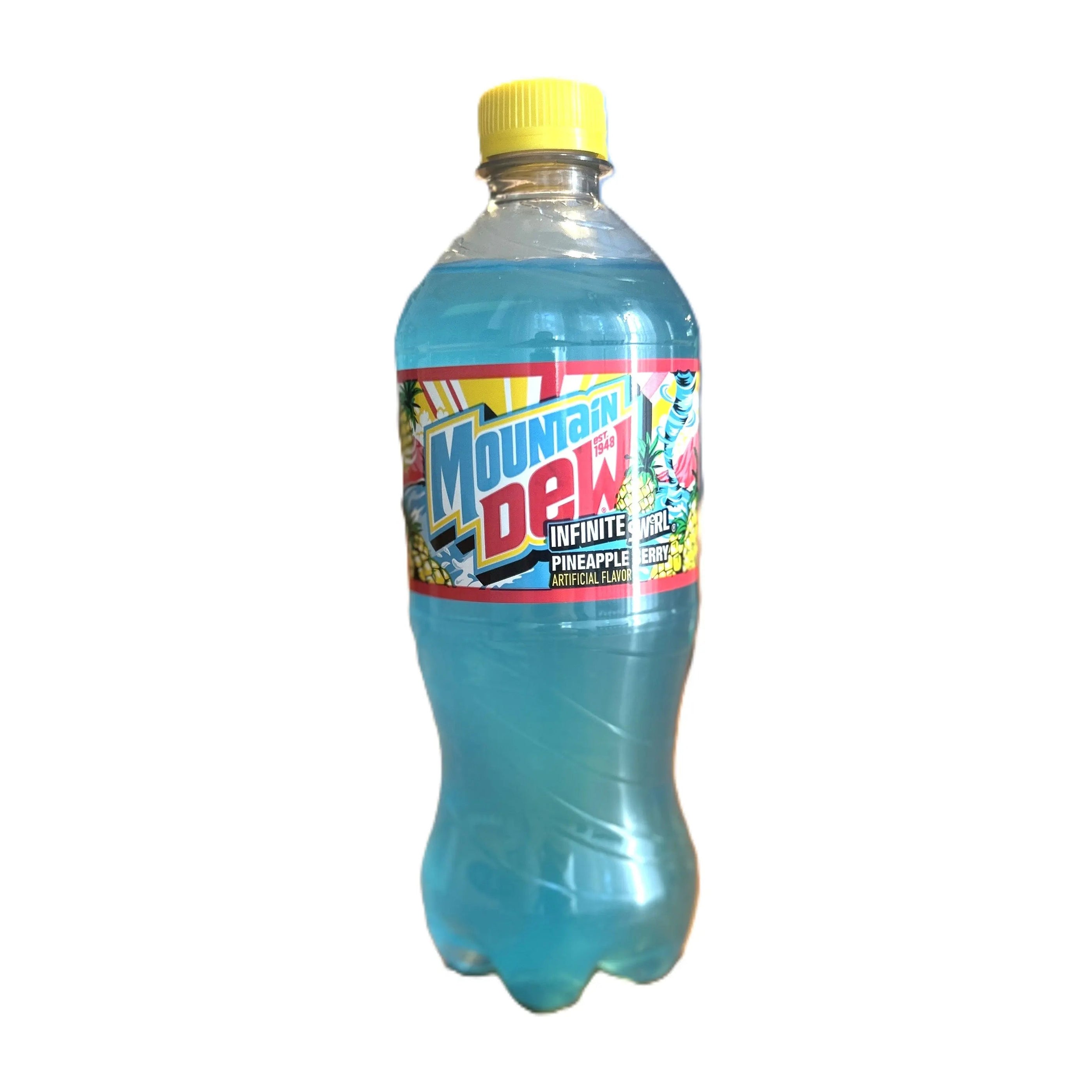 Mountain Dew Infinite Swirl – Pineapple Berry Soda 20 oz Bottle (US Ex ...