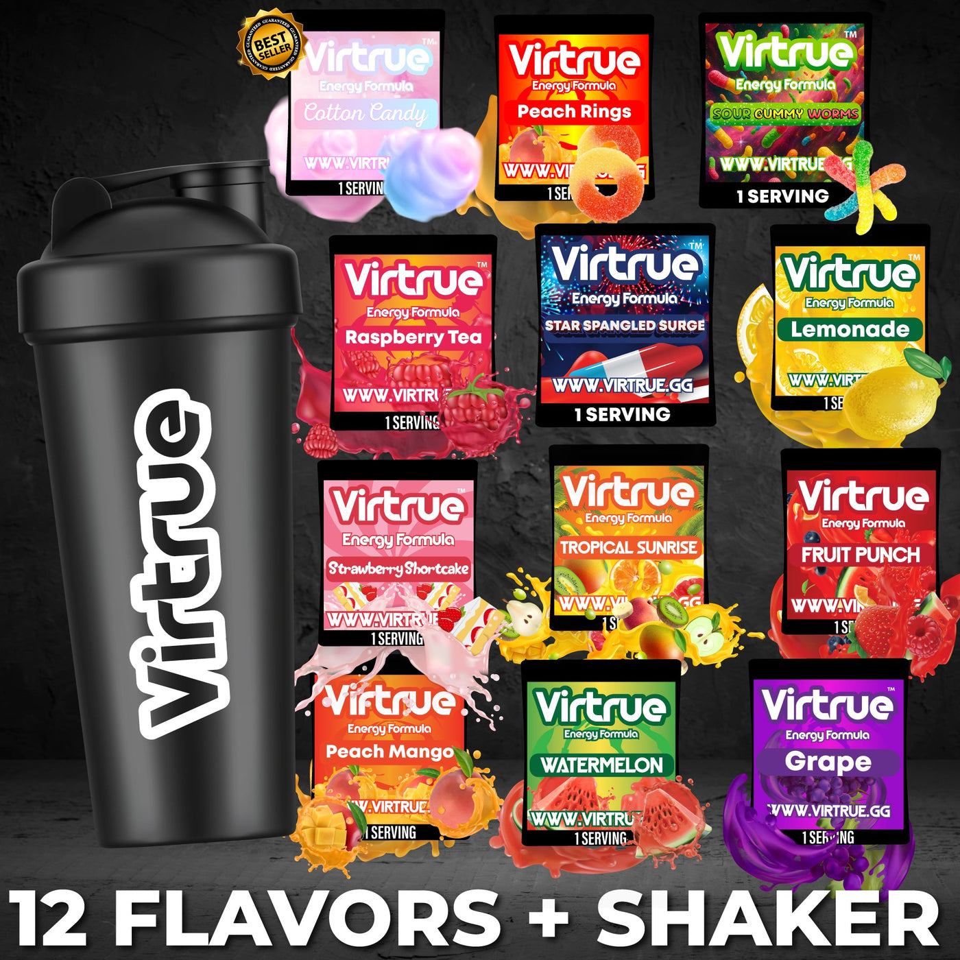 Ultimate 11 Flavor Preworkout Sampler + Shaker | Free Shipping ...