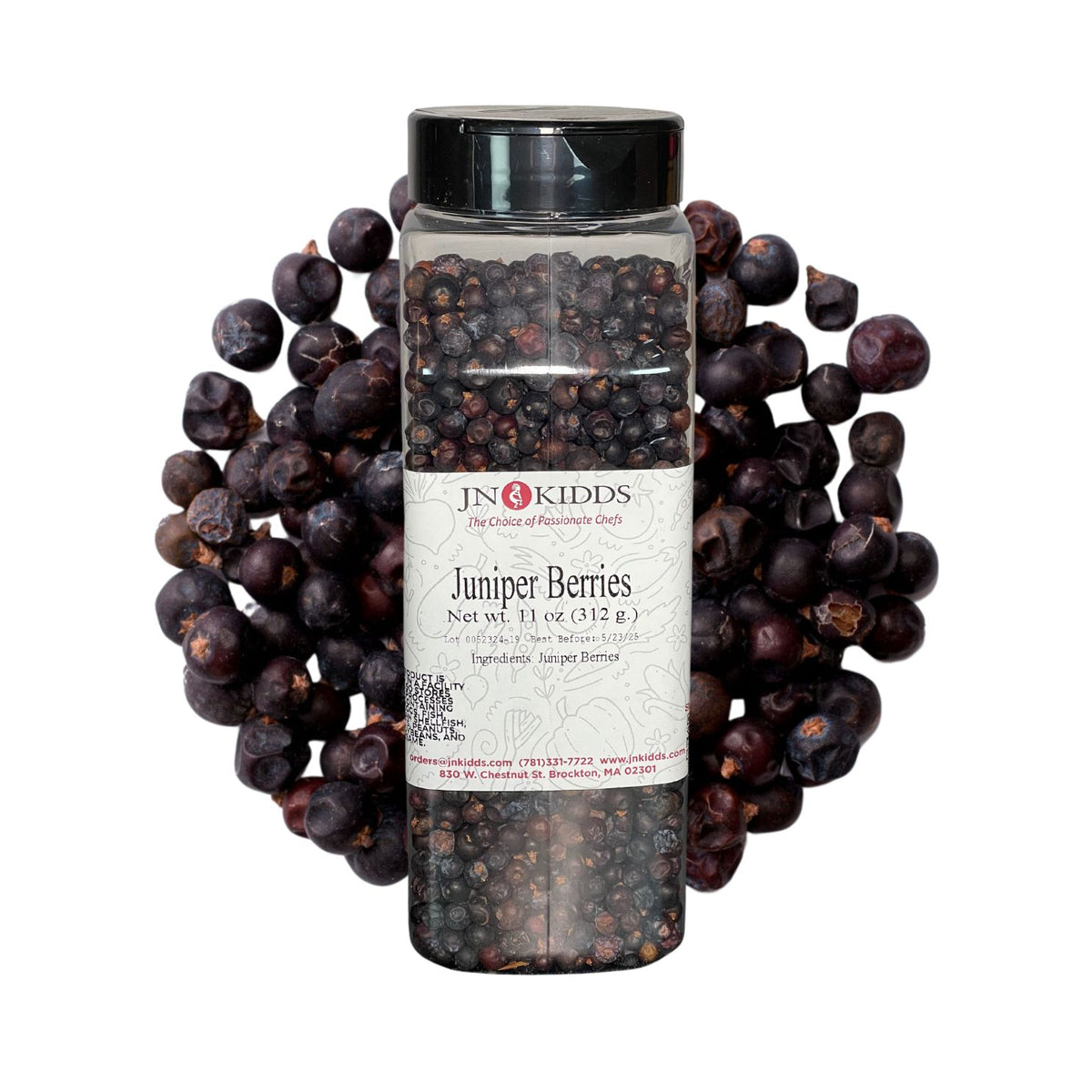 JN Kidds Whole Juniper Berries, 11 oz – Aromatic Spice for Cooking ...