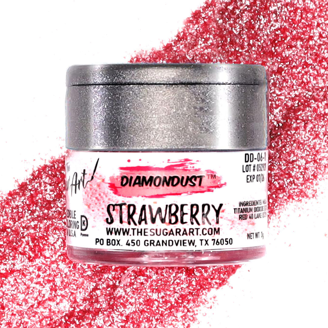 Strawberry Edible Glitter — Specialty Food Source