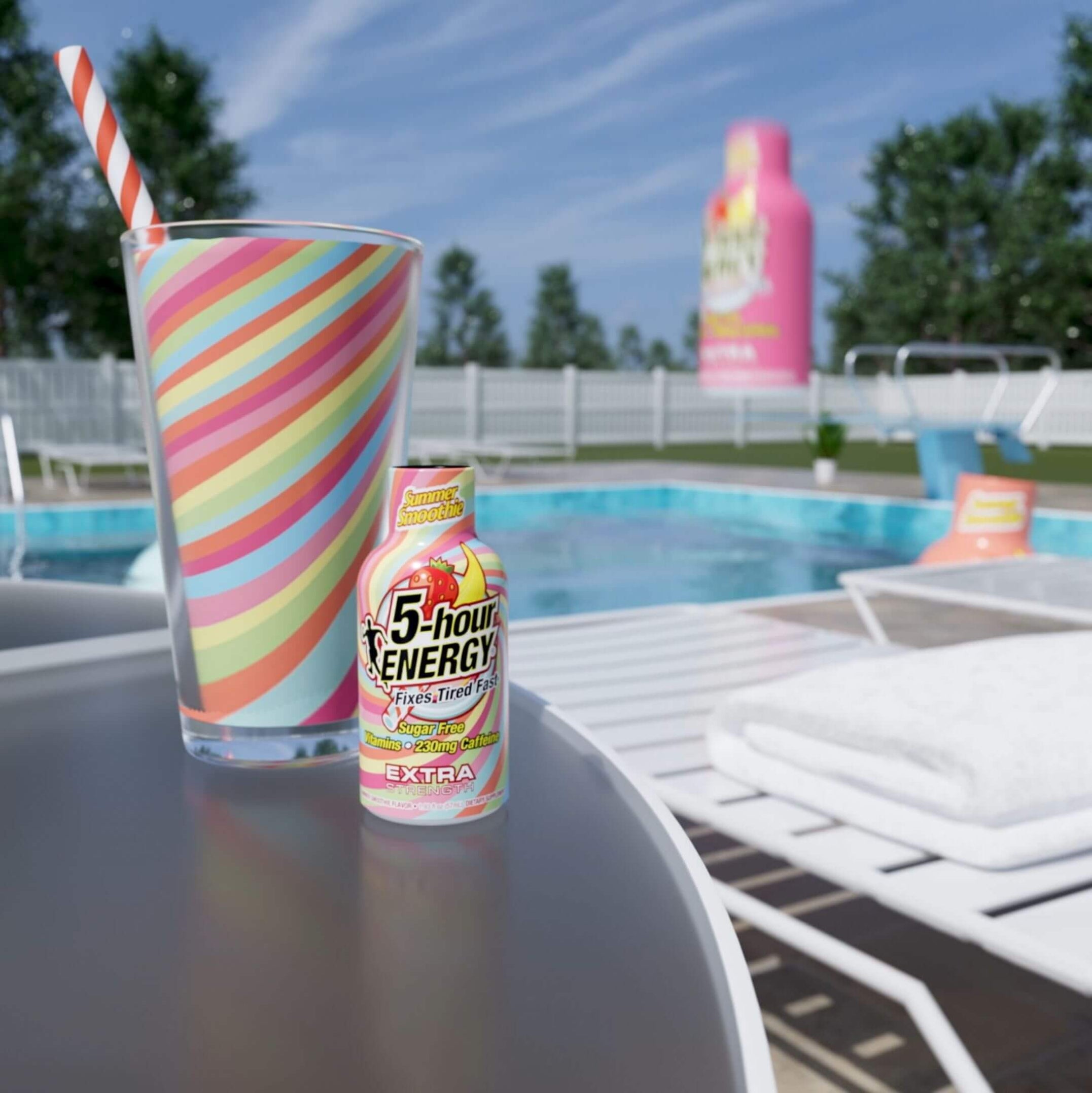 24 Pack 5-hour ENERGY Extra Strength Shots, Summer Smoothie Flavor, 1 ...