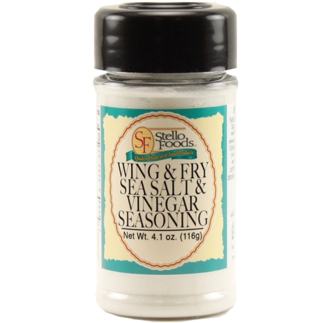 Stello Foods Spices - Wing & Fry Seasoning - Sea Salt and Vinegar 3 oz ...