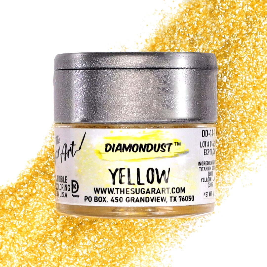 Bright Yellow Edible Glitter — Specialty Food Source