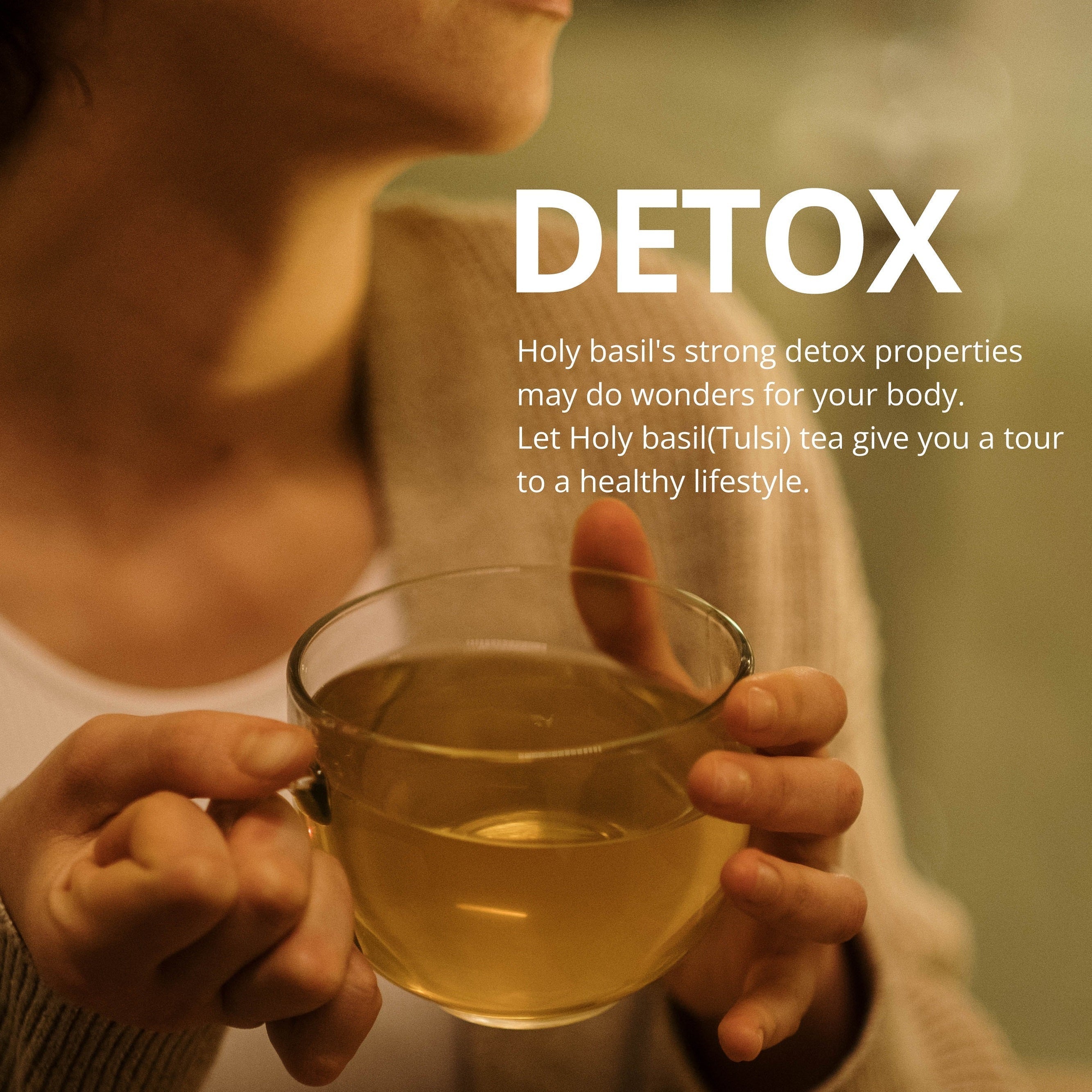 Akshit Holy Basil Tea ( Tulsi Leaf Tea ) ( 75 Tea Bags), Stress Reliev ...